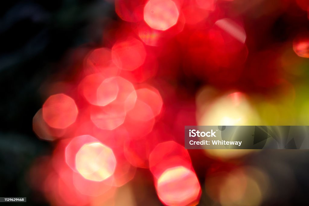 Soft Red Background Bokeh Lens Out Of Focus Circles Of Confusion Stock