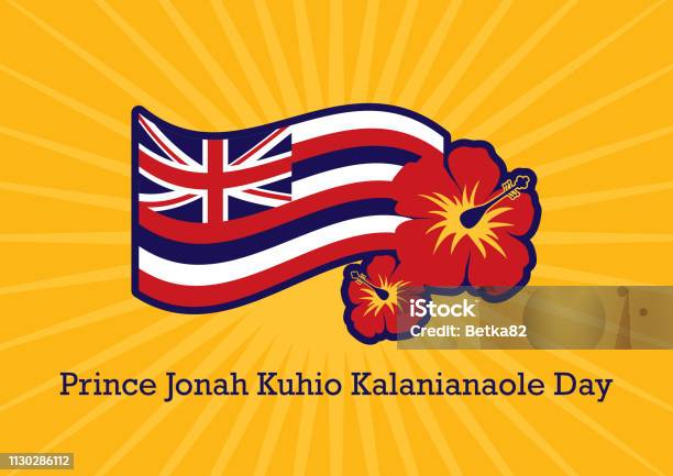 Prince Jonah Kuhio Kalanianaole Day Vector Stock Illustration ... Prince Jonah Kuhio Kalanianaole Day Vector Stock Illustration ...