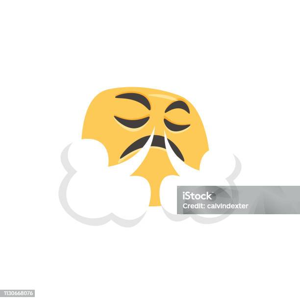 Kartun Bergambar Tangan Emoji Dan Gaya Warnawarni Ilustrasi Stok