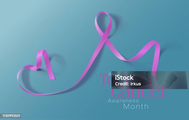 Testicular Cancer Awareness Calligraphy Poster Design Realistic Orchid