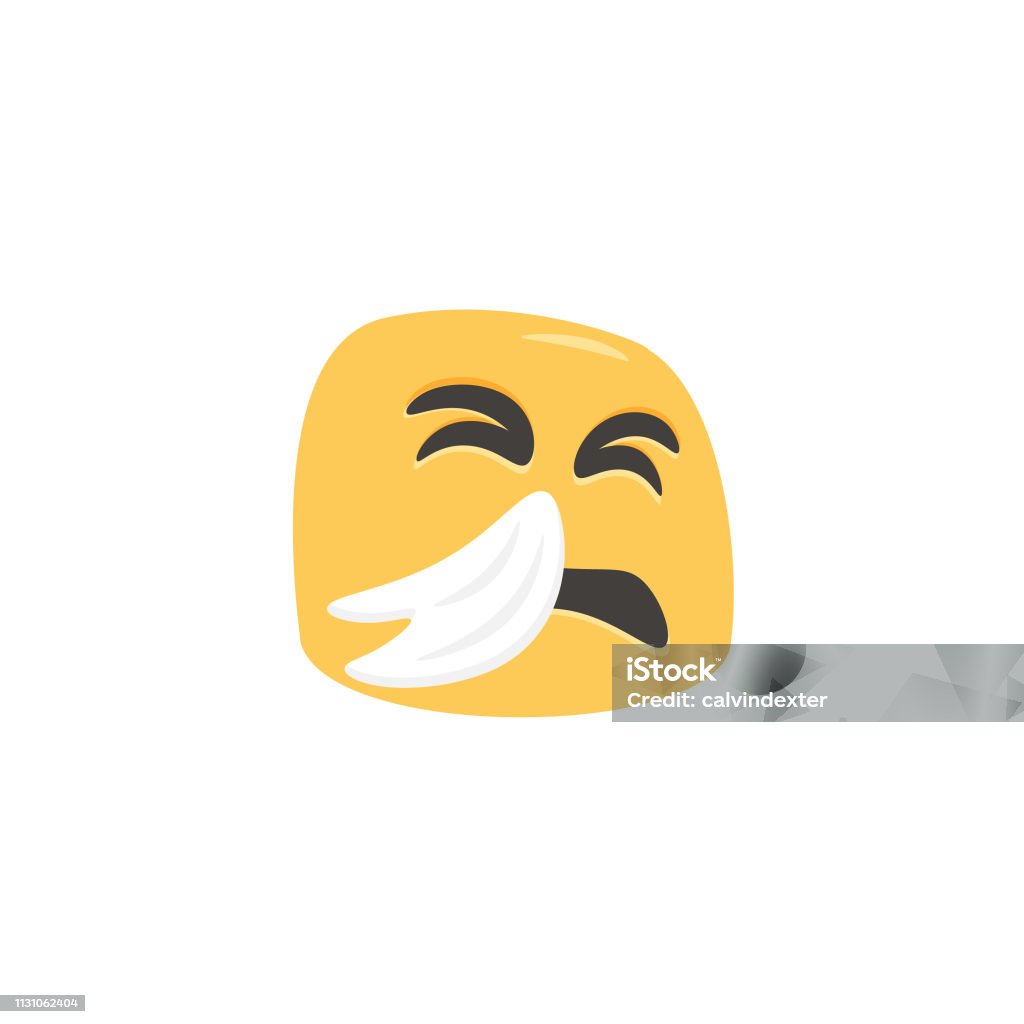 Kartun Bergambar Tangan Emoji Dan Gaya Warnawarni Ilustrasi Stok