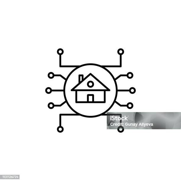 Icône Smart House Élément De Licône Dintelligence Pour Le Concept
