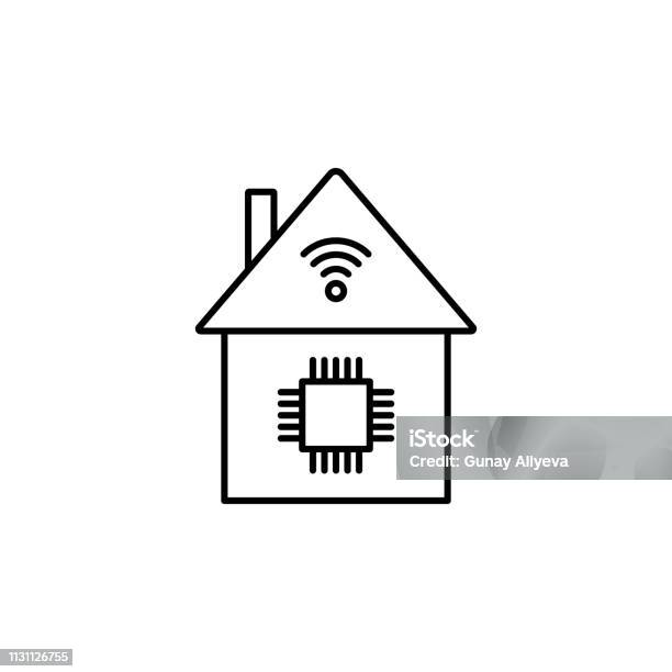 Icône Smart House Élément De Licône Dintelligence Pour Le Concept