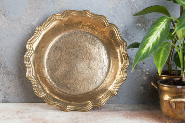 Antique Brass Plate
