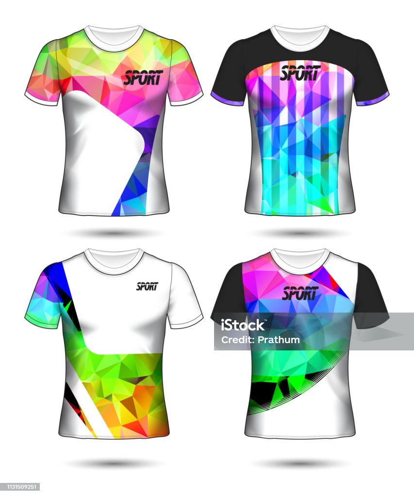 Futbol Veya Futbol Forması Şablonu Tshirt Tarzı Set Futbol Kulübü