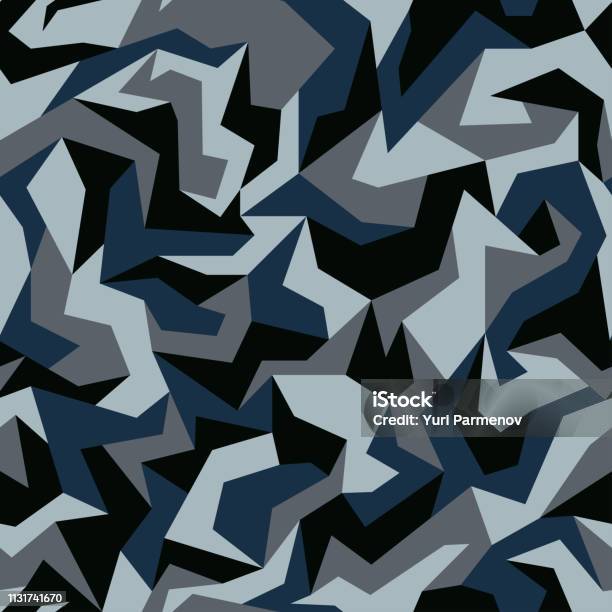 Kamuflase Geometris Gaya Pakaian Perkotaan Latar Belakang Pola Camo