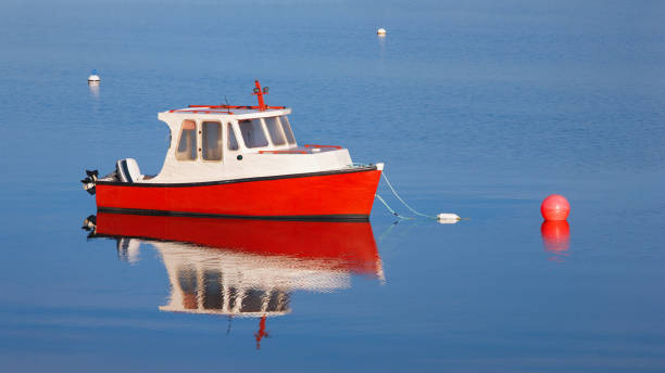 Free Stock Photo of Red and White Boat Floating on Water | Download ...