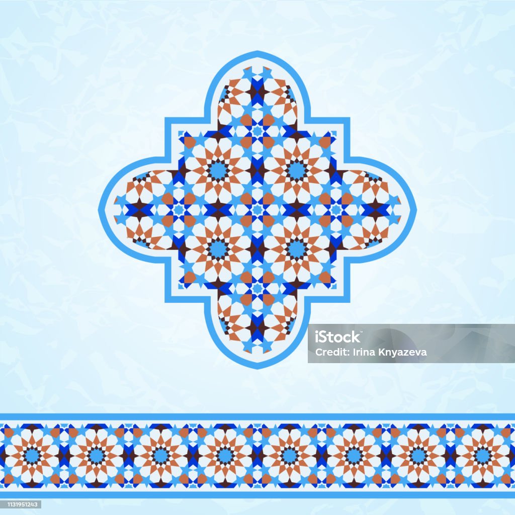 Traditional Moroccan Mosaic Design Elements Quatrefoil And Ornamental