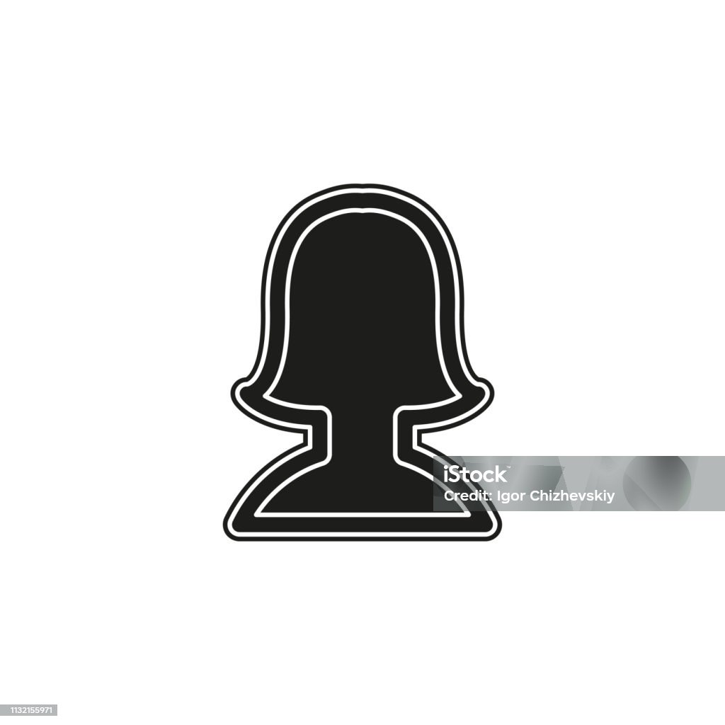 Icône De Silhouette Davatarsymbole De Profil Dutilisateur Vectoriel