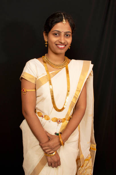 Onam Kerala Women Is On Traditional Dress Traditional Dresses Kerala