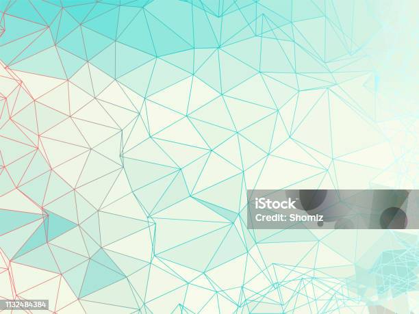 Latar Belakang Bentuk Geometris Abstrak Dengan Warna Pastel Ilustrasi