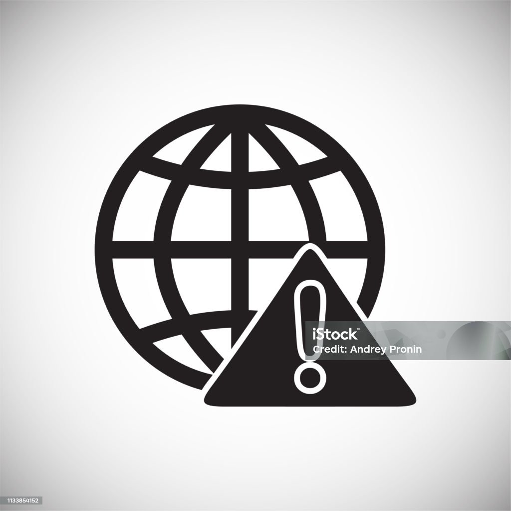 Icône Dattaque De Virus Sur Le Fond Pour La Conception Graphique Et Web