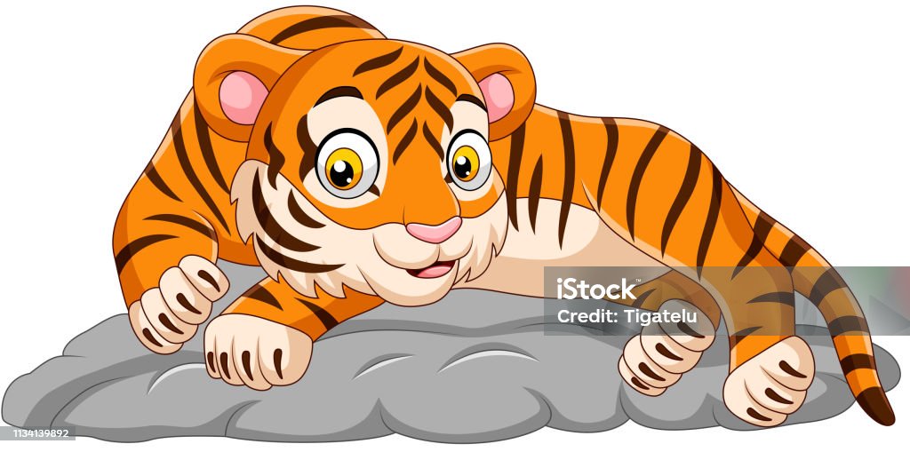 Kartun Harimau Berbaring Di Atas Batu Ilustrasi Stok - Unduh Gambar ... Kartun Harimau Berbaring Di Atas Batu Ilustrasi Stok - Unduh Gambar ...