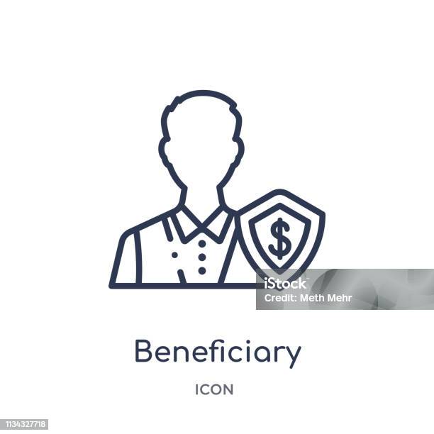 Linear Beneficiary Icon From Insurance Outline Collection Thin Line ... Linear Beneficiary Icon From Insurance Outline Collection Thin Line ...