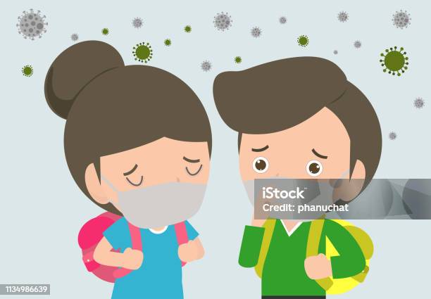 Anakanak Bertopeng Karena Debu Halus Anak Lakilaki Dan Perempuan ... Anakanak Bertopeng Karena Debu Halus Anak Lakilaki Dan Perempuan ...