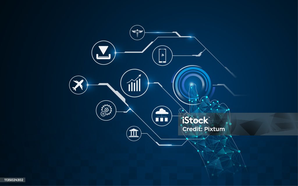 Internet Of Things Tech Innovative Design Concept Background Stock ... Internet Of Things Tech Innovative Design Concept Background Stock ...