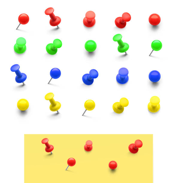 Download Pinboard, Pins, Pin Board. Royalty-Free Stock Illustration ...