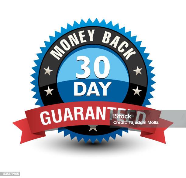Kuat 30 Hari Uang Kembali Menjamin Lencana Dengan Lencana Biru Dan Pita ... Kuat 30 Hari Uang Kembali Menjamin Lencana Dengan Lencana Biru Dan Pita ...