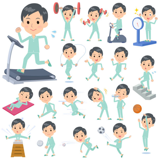 80 Pyjamas Man Walking Stock Illustrations Royalty Free Vector