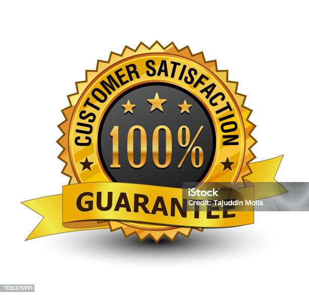 Kepuasan Pelanggan 100 Yang Sangat Kuat Dan Kuat Menjamin Lencana Emas ... Kepuasan Pelanggan 100 Yang Sangat Kuat Dan Kuat Menjamin Lencana Emas ...