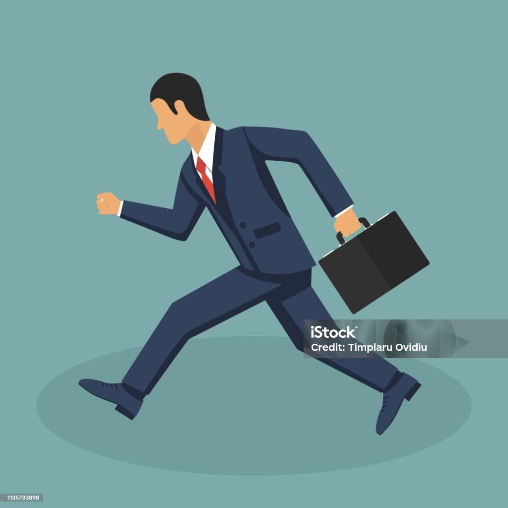 Homme Daffaires Dans Le Costume Exécutant Lillustration Vectorielle