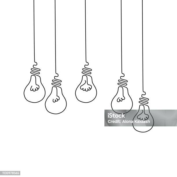 Konsep Set Light Bulb Desain Vektor Ikon Garis Hitam Tanda Ide Solusi ... Konsep Set Light Bulb Desain Vektor Ikon Garis Hitam Tanda Ide Solusi ...