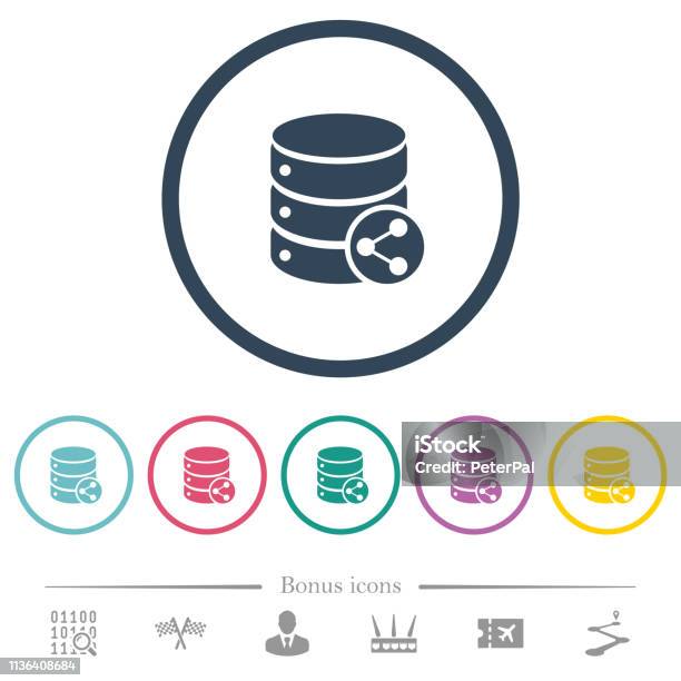 Ikon Warna Datar Relasi Tabel Database Dalam Kerangka Bulat Ilustrasi ... Ikon Warna Datar Relasi Tabel Database Dalam Kerangka Bulat Ilustrasi ...