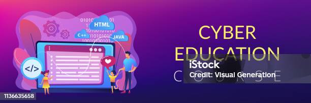 Computer Programming Camp Concept Banner Header Stock Illustration ... Computer Programming Camp Concept Banner Header Stock Illustration ...