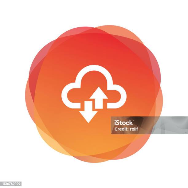 Konsep Transfer Data Cloud Ilustrasi Stok Unduh Gambar Sekarang