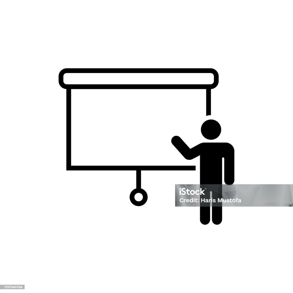 Presentation Icon Design Template Vector Isolated Stock Illustration ... Presentation Icon Design Template Vector Isolated Stock Illustration ...