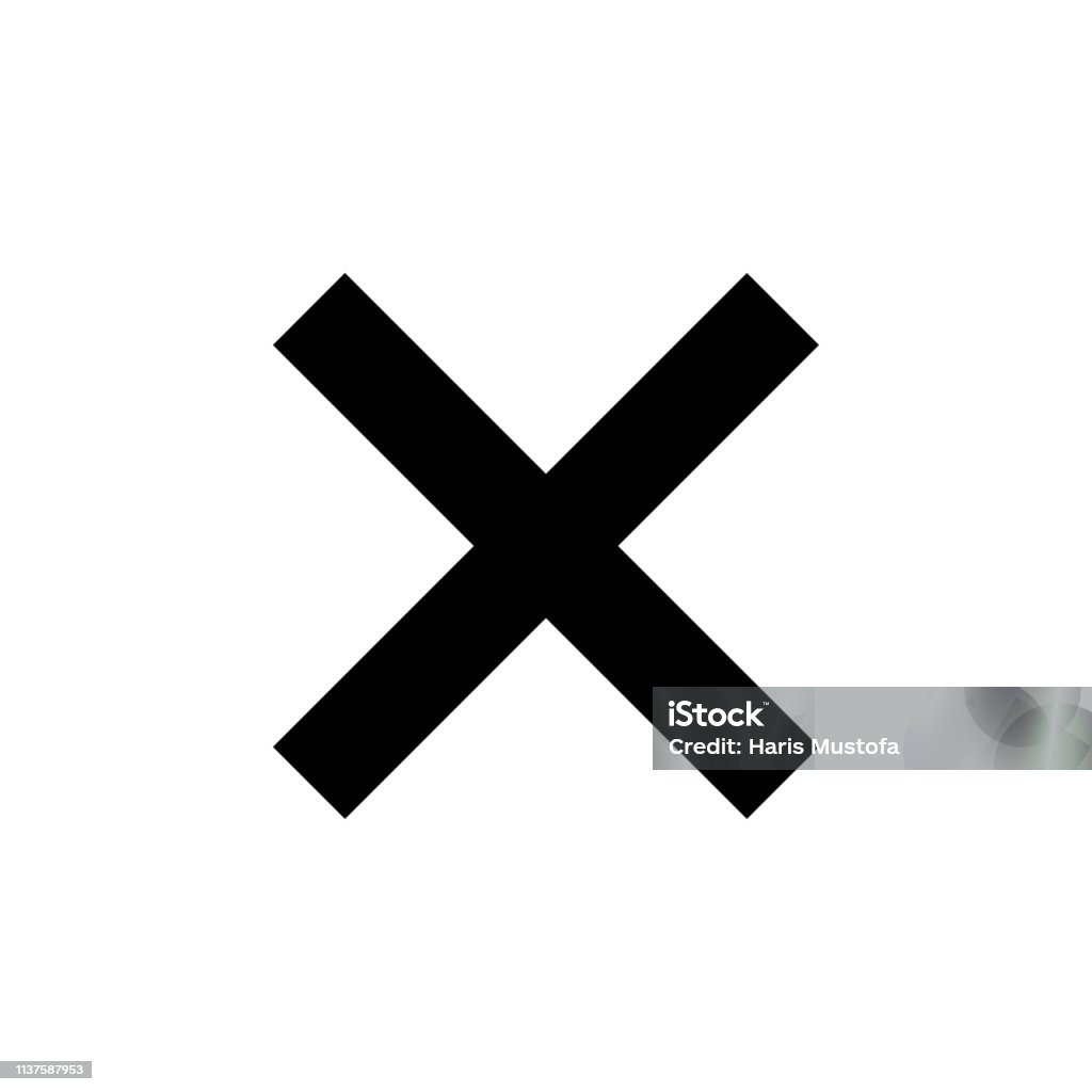 Wrong False Icon Design Template Vector Isolated Stock Illustration ... Wrong False Icon Design Template Vector Isolated Stock Illustration ...