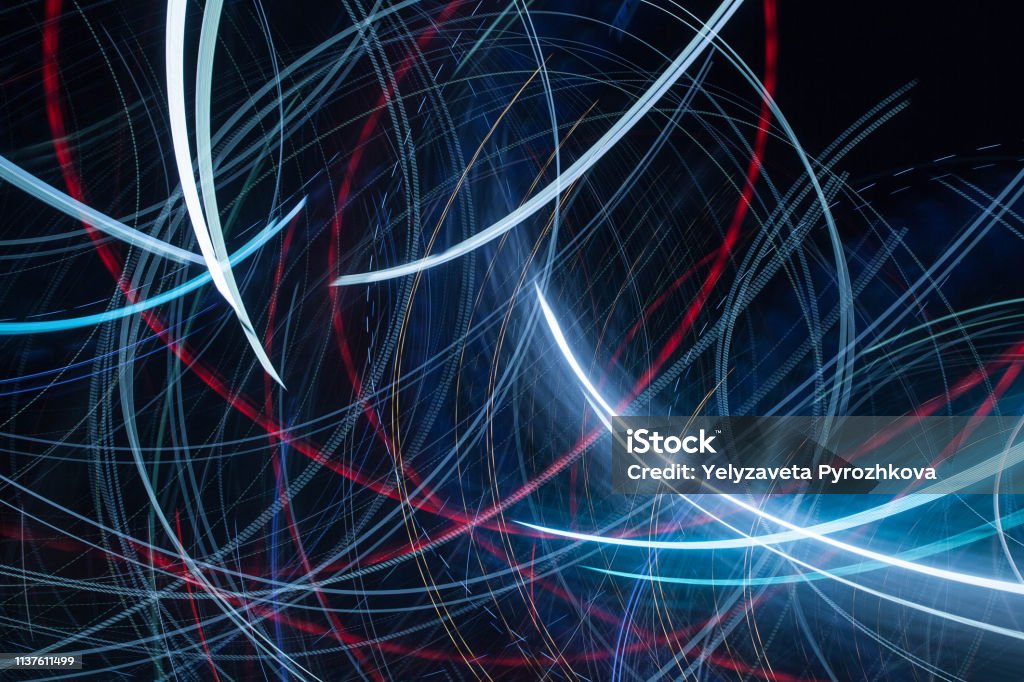Abstract Neon Glowing Lines In Motion Stock Photo - Download Image Now ... Abstract Neon Glowing Lines In Motion Stock Photo - Download Image Now ...