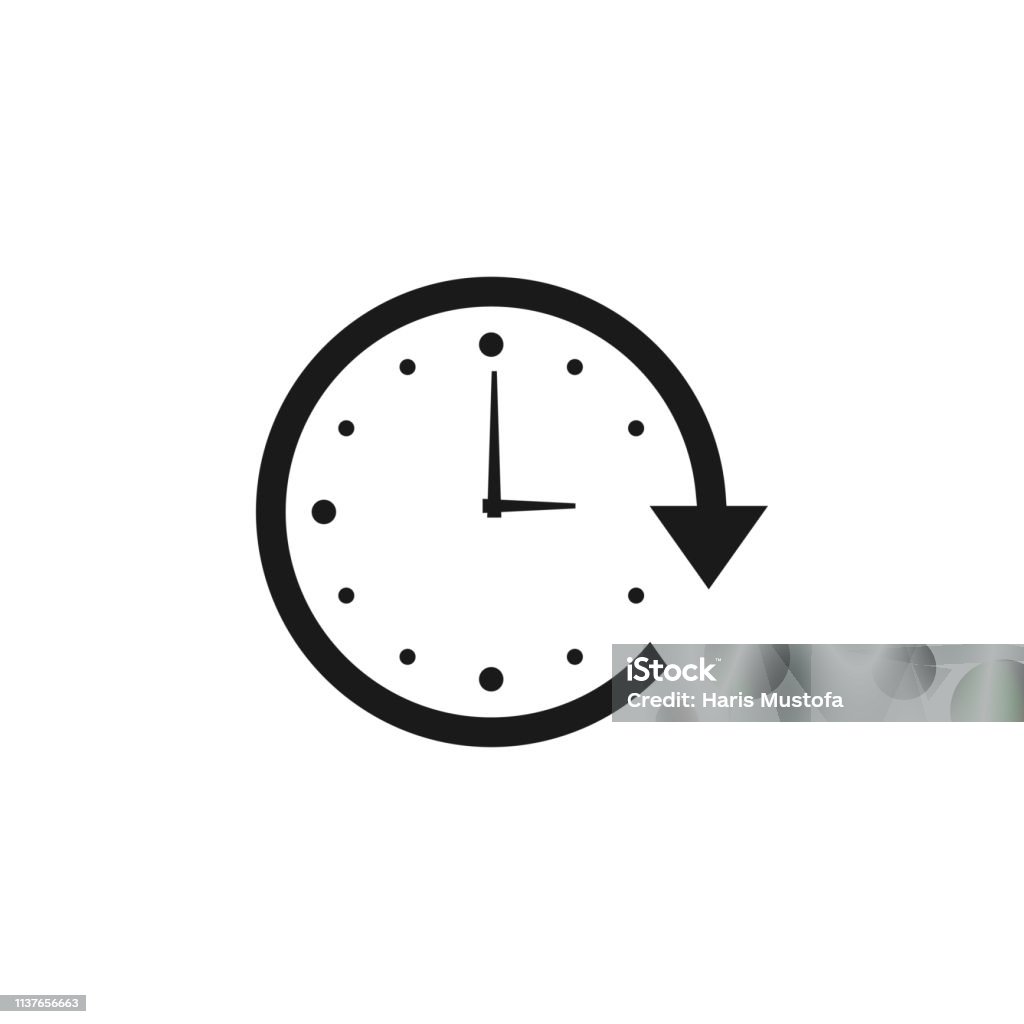 Working Hours Icon Design Template Vector Isolated Stock Illustration ... Working Hours Icon Design Template Vector Isolated Stock Illustration ...