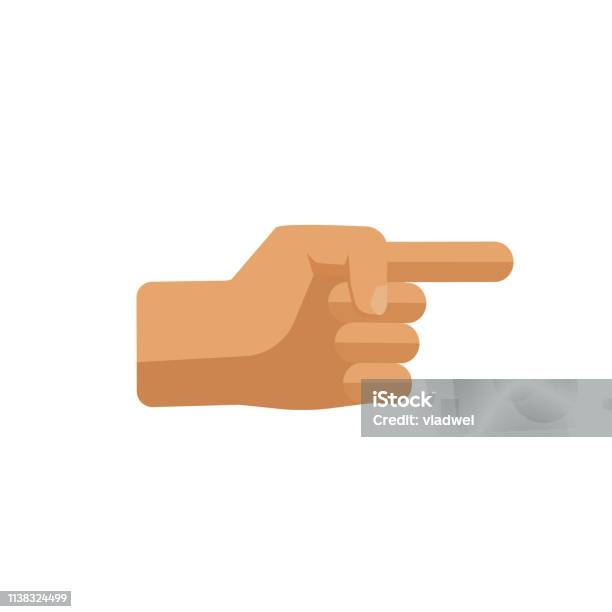 Pointer Finger Vector Icon Flat Cartoon Thumb Point Hand Gesture Symbol ... Pointer Finger Vector Icon Flat Cartoon Thumb Point Hand Gesture Symbol ...
