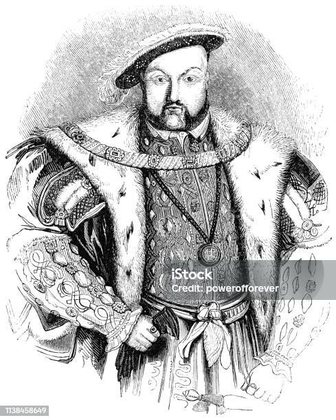 Henry Viii Raja Inggris Ilustrasi Stok Unduh Gambar Sekarang 16th