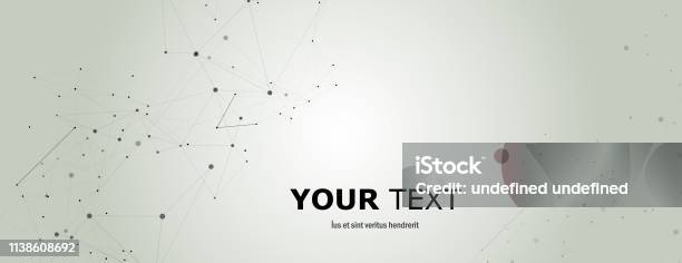 Struktur Koneksi Abstrak Dan Latar Belakang Ilmu Vektor Teknologi