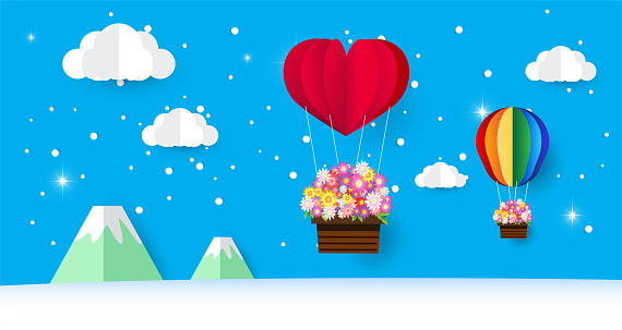 Pelangi Yang Indah Hari Valentine Desain Vektor Ilustrasi Stok Unduh