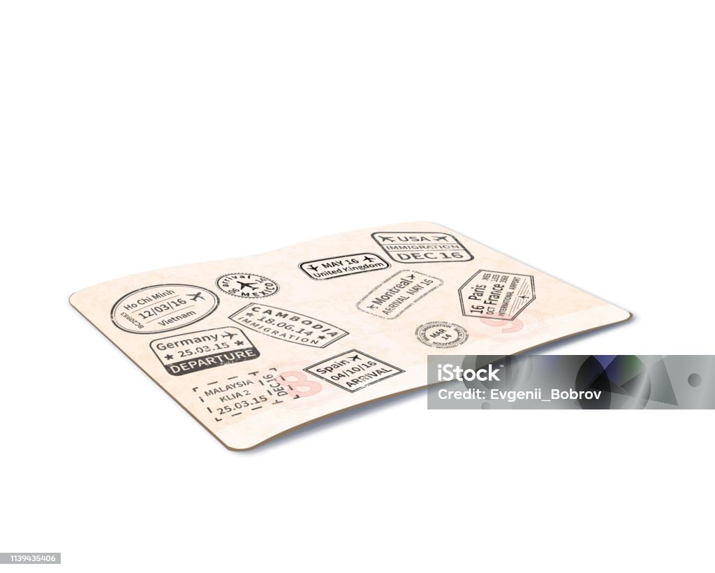 Buka Paspor Asing Dengan Banyak Stempel Imigrasi Hitam Dokumen ... Buka Paspor Asing Dengan Banyak Stempel Imigrasi Hitam Dokumen ...