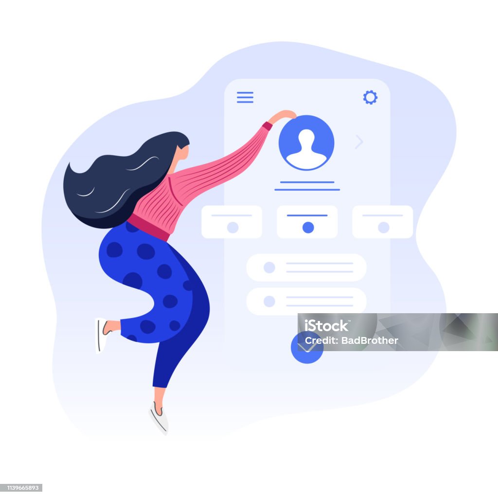 Compte De Profil Client Dans Une Application Mobile Marketing Numérique ... Compte De Profil Client Dans Une Application Mobile Marketing Numérique ...