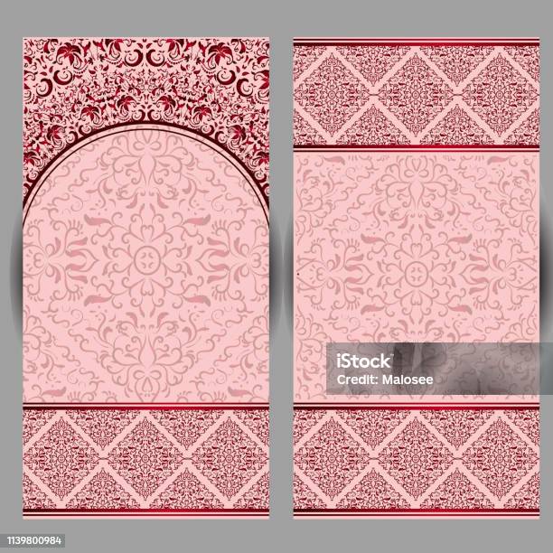 Desain Kartu Elegan Save The Date Template Kartu Undangan Bunga Vintage