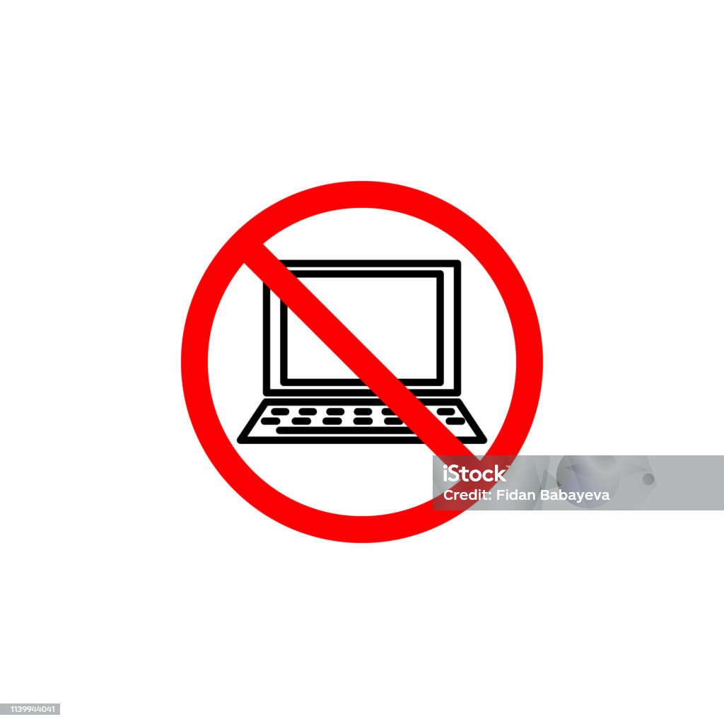 Yasak Laptop Simgesi Web Logo Mobil Uygulama Ui Ux Için Kullanılabilir ... Yasak Laptop Simgesi Web Logo Mobil Uygulama Ui Ux Için Kullanılabilir ...
