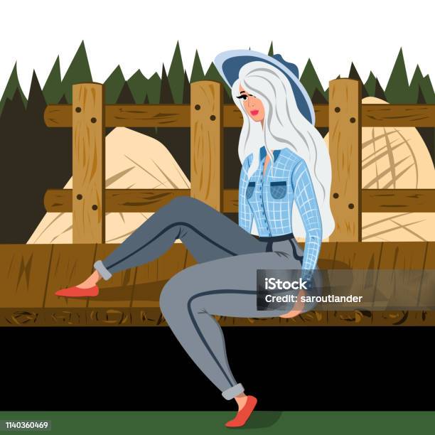 Jeune Belle Fille Sasseyant Sur Un Plancher En Bois Dans La Robe En