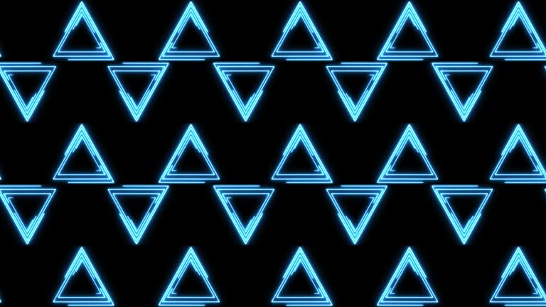 Pulsing Neon Yellow Triangles Pattern In Rows 3 Free Motion Graphics ... Pulsing Neon Yellow Triangles Pattern In Rows 3 Free Motion Graphics ...
