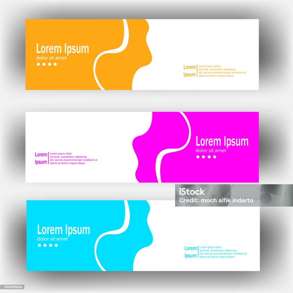 Abstrak Cairan Dinamis Geometris Desain Banner Web Template Templat
