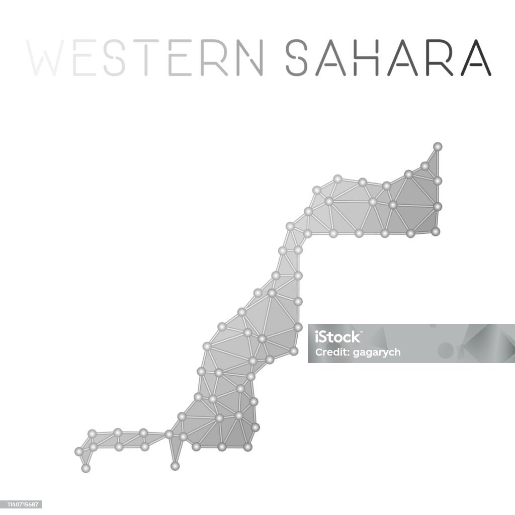 Western Sahara Polygonal Vector Map Stock Illustration - Download Image ... Western Sahara Polygonal Vector Map Stock Illustration - Download Image ...