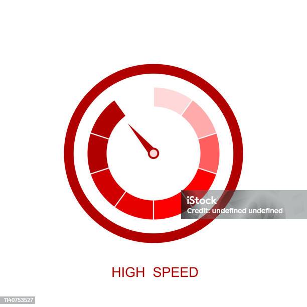 Indicateur De Vitesse Ou Indicateur De Compteur Signalétique Élément De