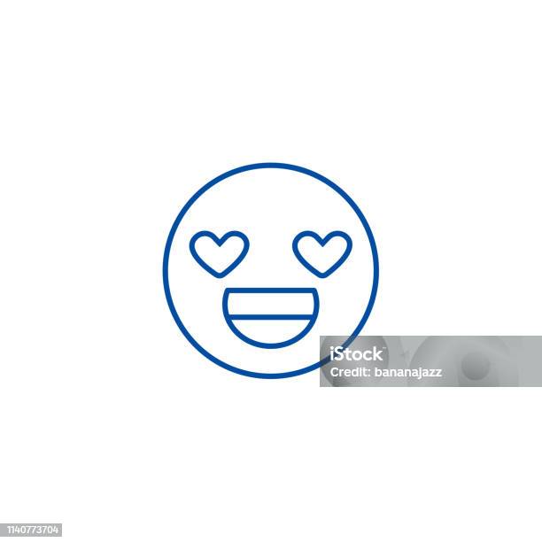 Vous Aimez Le Concept Dicône De Ligne Emoji Taime Emoji Vecteur Plat