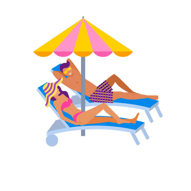 380 Illustrations De Femme Transat Stock Illustrations Graphiques