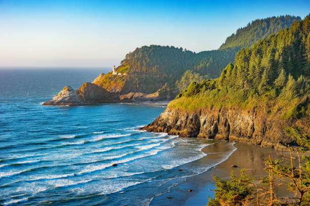 Free Stock Photo of Cliffs and Rocky Shoreline, Oregon | Download Free ...