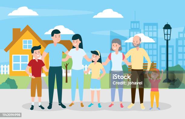 Famille Heureux Parents Enfants Grandsparents Vecteurs libres de droits ... Famille Heureux Parents Enfants Grandsparents Vecteurs libres de droits ...